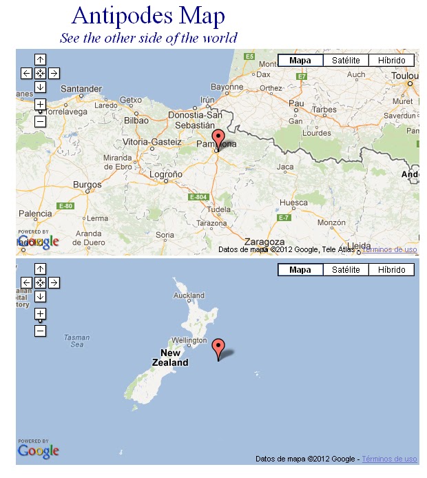 tu-blog-a-porter: Antipodes Map: See the other side of the world