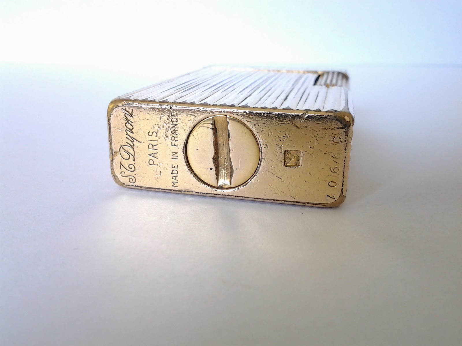 ziq S.T. DUPONT collections: ORIGINAL VINTAGE ST Dupont L1 Gold Plate ...