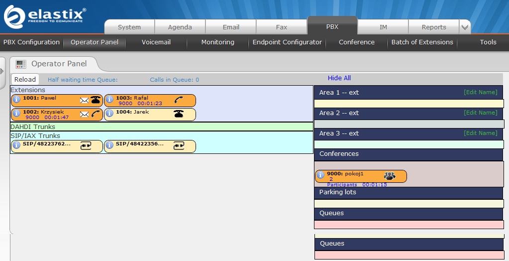 Blog Pawła S: Konfiguracja centrali VoIP Asterisk w dystrybucji Elastix