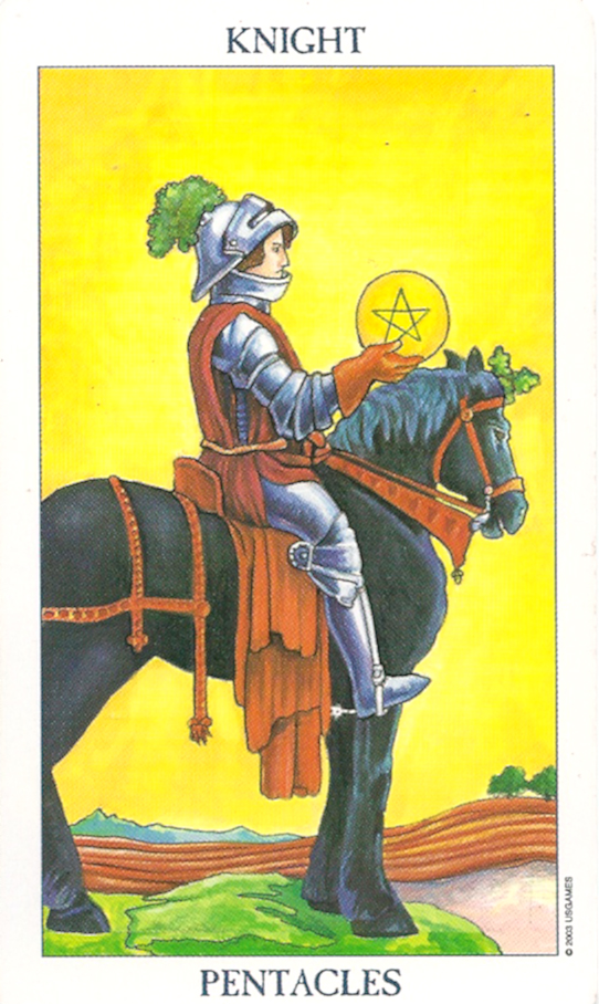 Knight of Pentacles. Pragmatism and the work ethic. | Kundalini Surge
