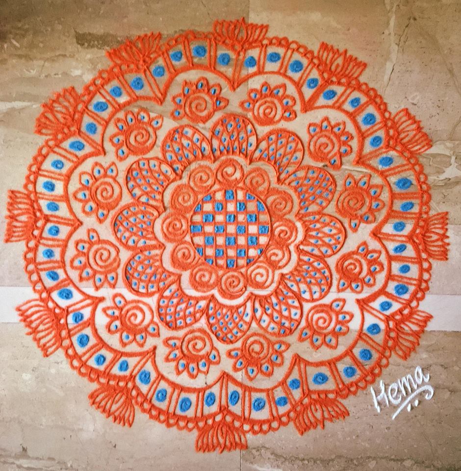 TELUGU WEB WORLD: BEAUTIFUL AND COLOURFUL RANGOLI ART