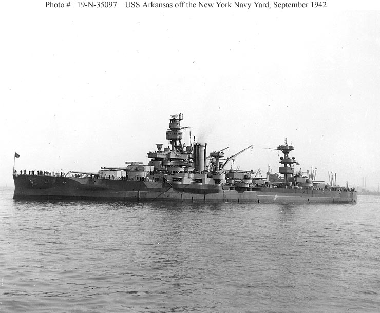 Naval Warfare: USS Arkansas (BB-33)
