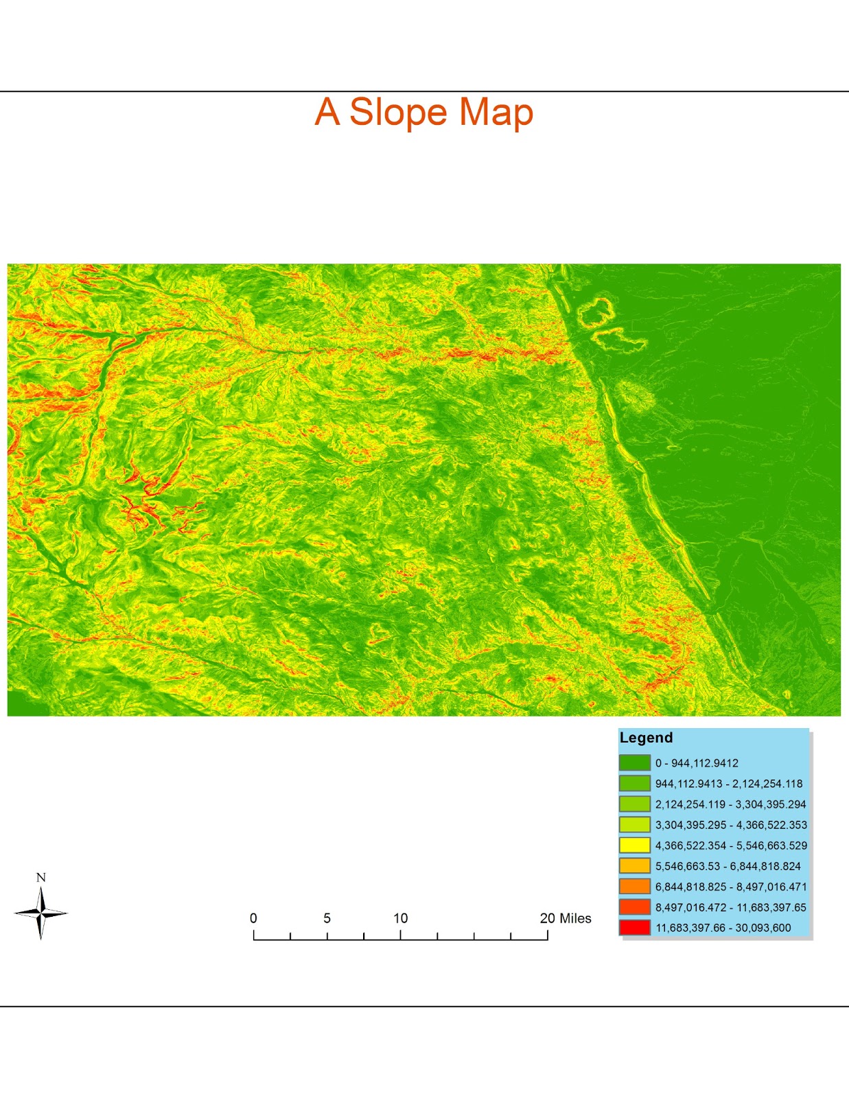 Geography 7: Lab 6: DEMs in ArcGIS