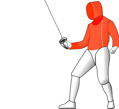 Esgrima Tenerife: Zonas de tocado