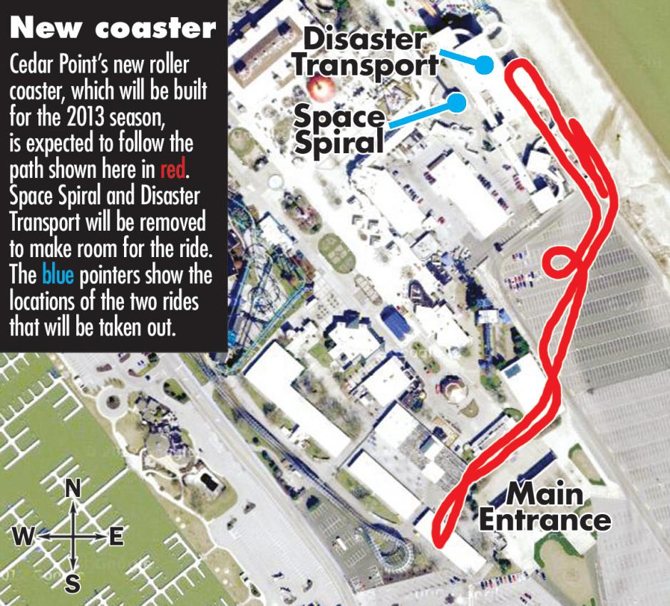 Amusement Authority: Cedar Point 2013 GateKeeper Layout