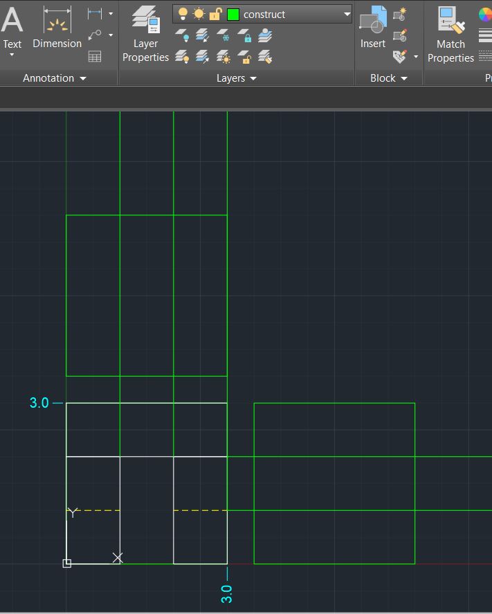 ENGR 1304: Example Cube Orthographic Projection