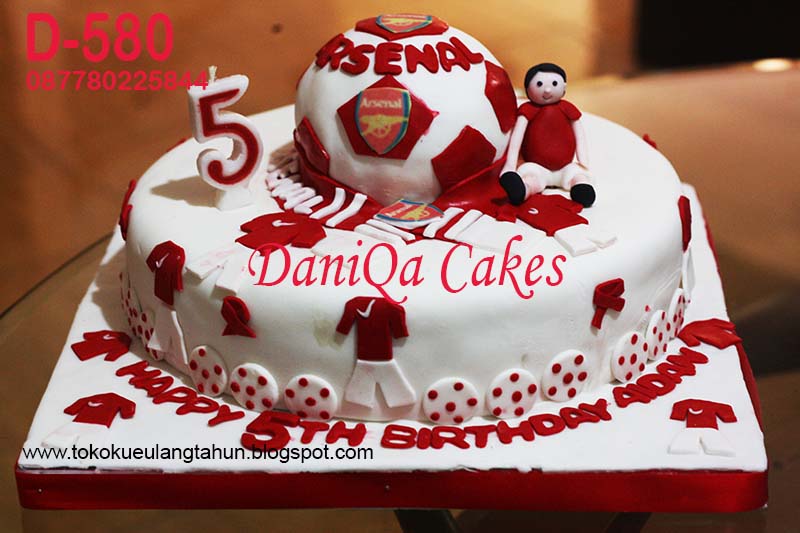 Sweety by Daniqa: Arsenal Birthday Cake