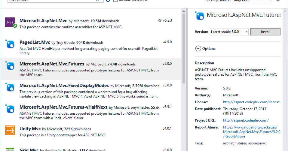 Living and breathing the world of Microsoft: Using ASP.NET MVC Futures ...