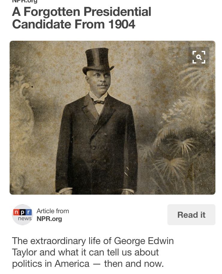 World Black History!: "George-Edwin-Taylor" (August 4,1857-December 23 ...