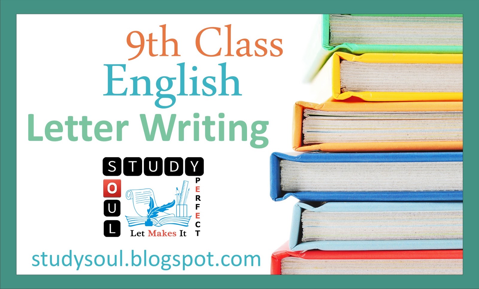 Letter Writing Skills | Important letters for 9th Class