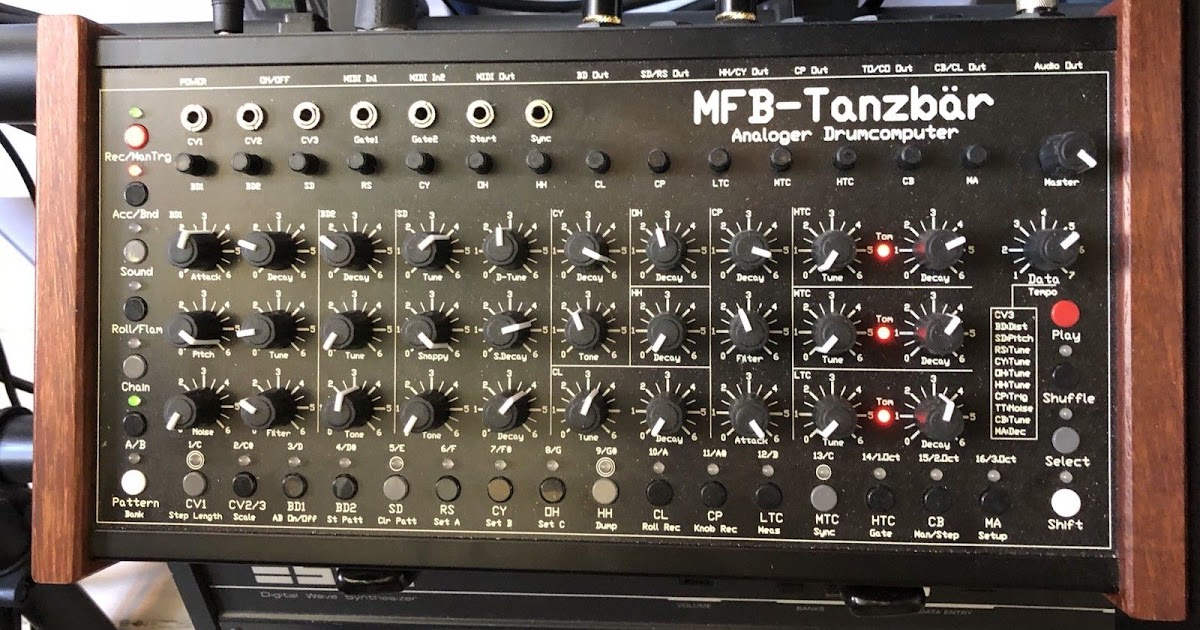MATRIXSYNTH: MFB Tanzbar Analog Drum Machine Synthesizer