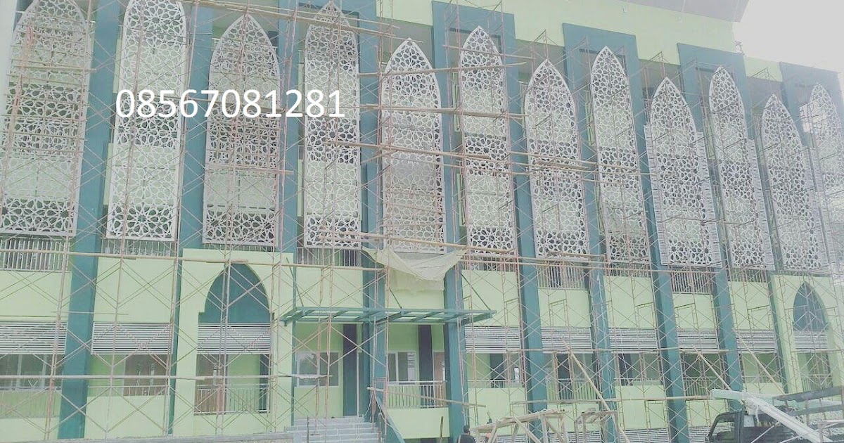 ornamen mihrab masjid: harga grc motif islami, 081288711562, 02158909935