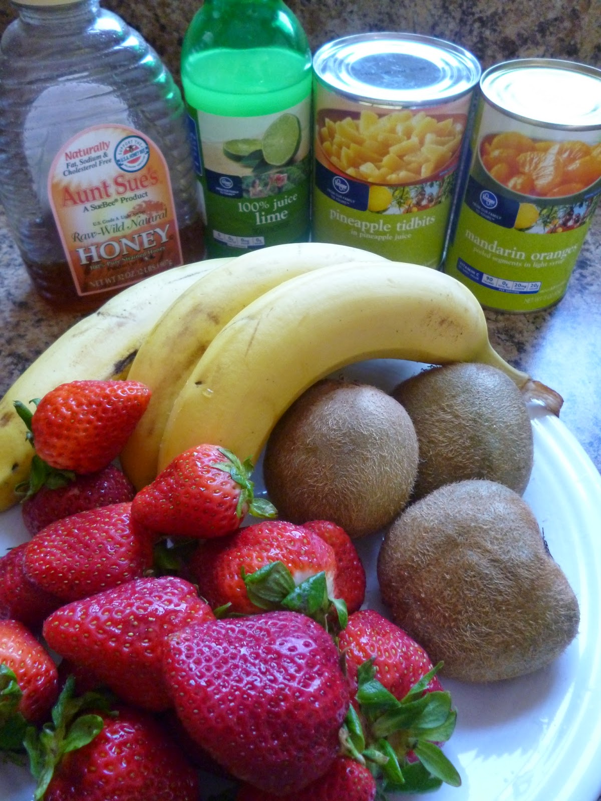 darlaville: honey lime fruit toss