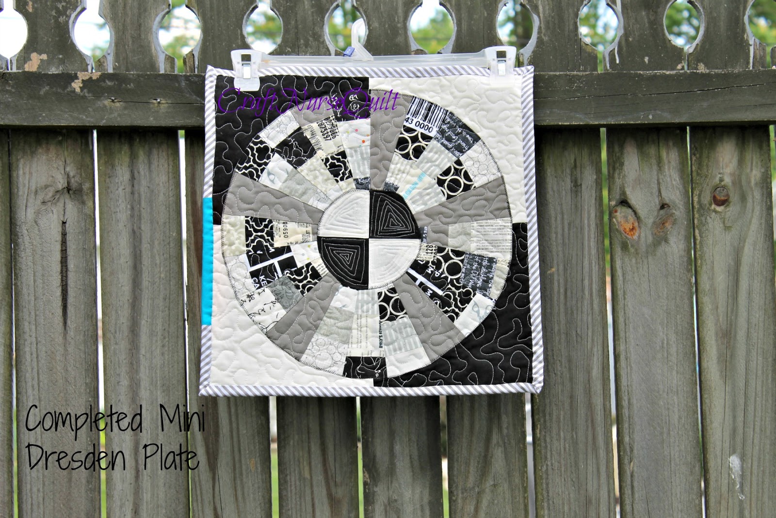 Craft Nurse Quilt: A Modern Dresden Plate: my first tutorial!!!!