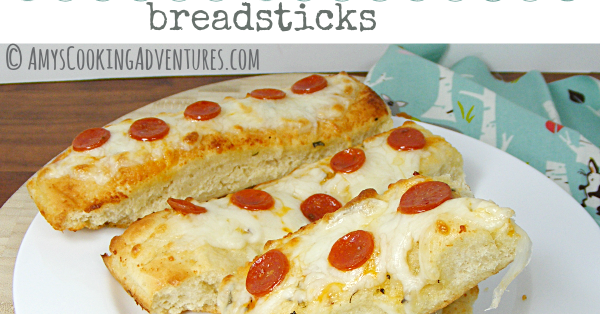 Cheesy Pepperoni Breadsticks