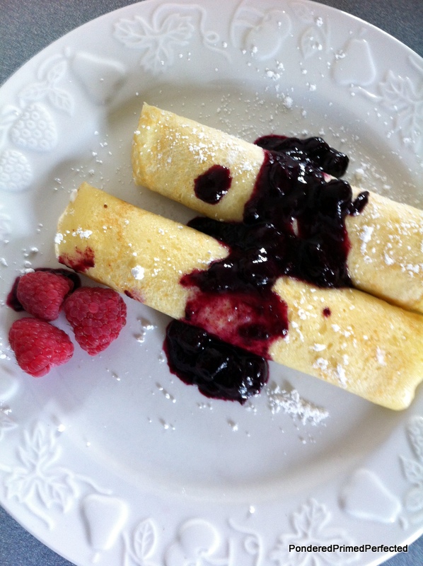 Pondered Primed Perfected: Lemon Crepes filled with honey-lemon Greek ...