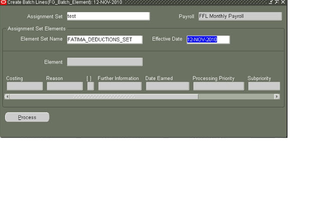 My Oracle World: Batch Element Entry in Oracle HRMS Payroll