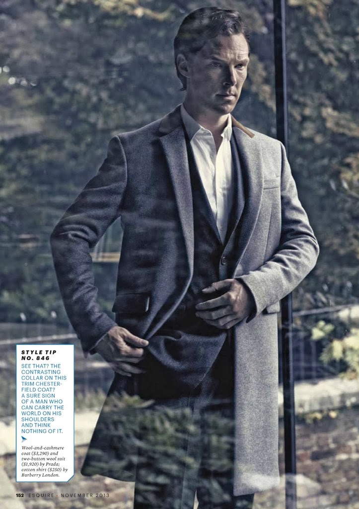 Benedict Cumberbatch para Esquire USA Noviembre 2013