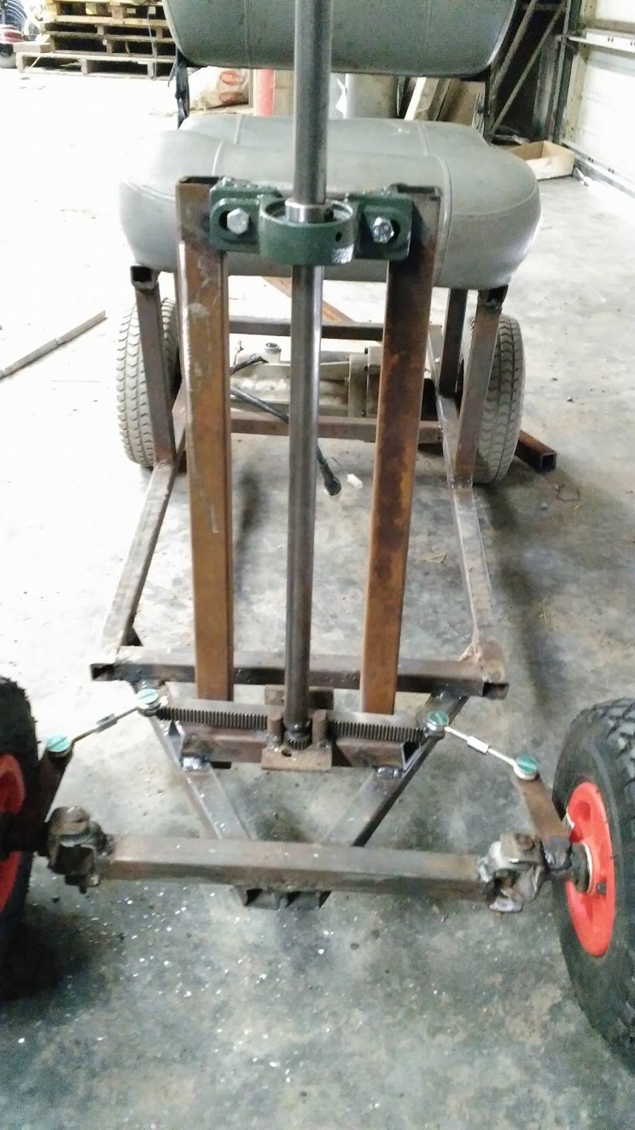 elektromobiel: mechanische sturing