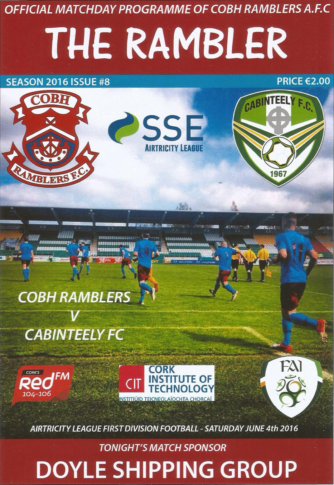 Pie and Mushy Peas: Cobh Ramblers FC