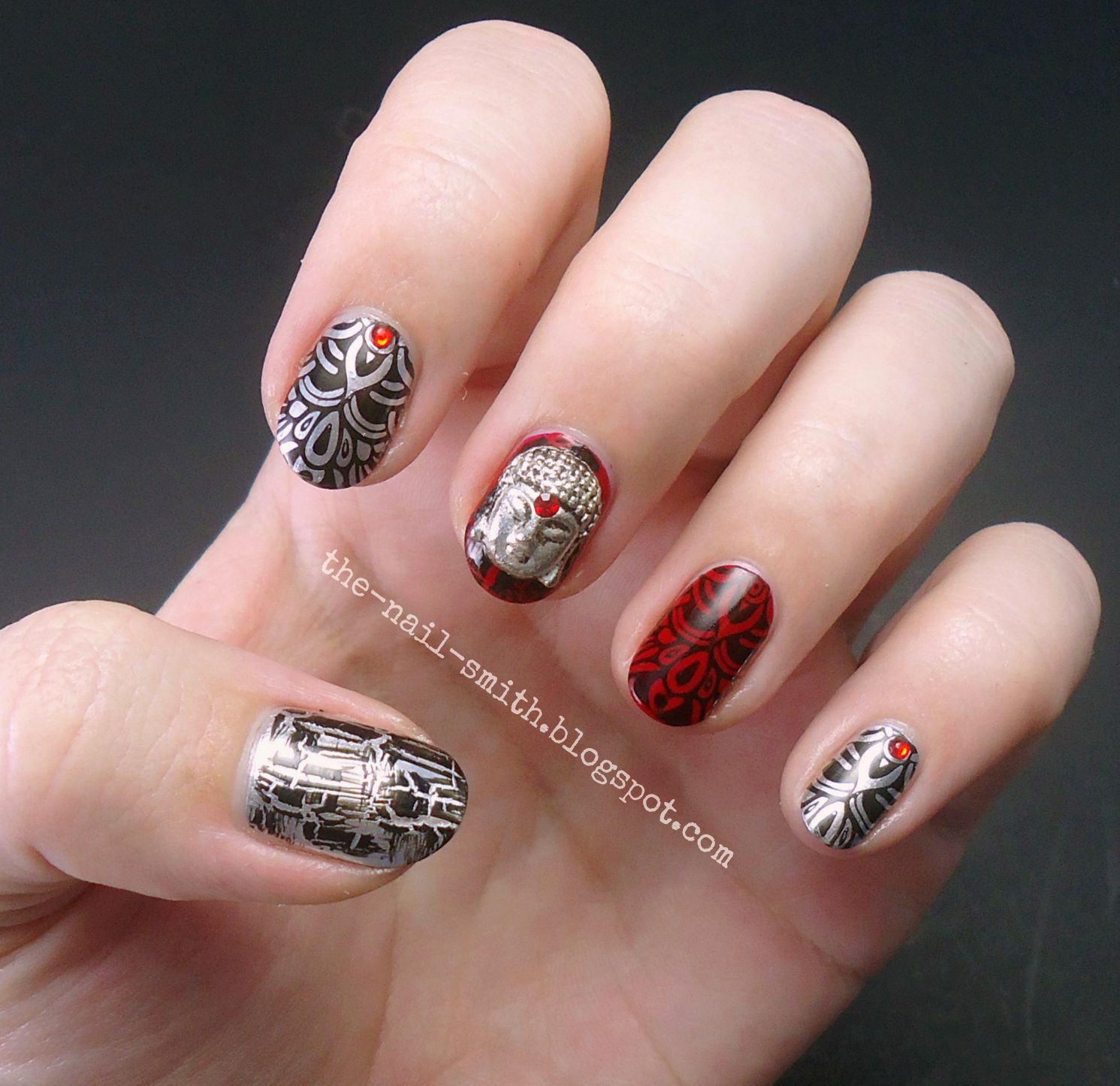 The Nail Smith: Born Pretty Store Review: Buddha Nail Charms