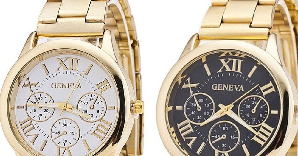 Gold Roman Fashion Wrist Watch Stainless Steel ~ TH ONLINE SHOP