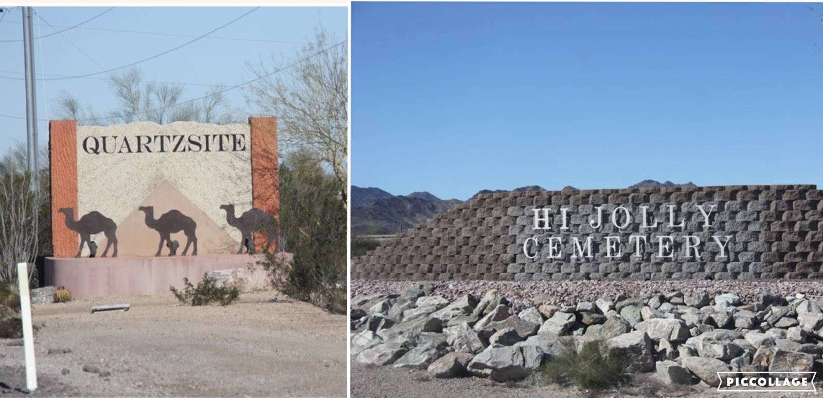 Follow Us In Our Travels: A monument to a camel herder in Quartzsite, AZ