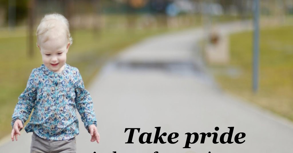 Take pride in how far you've come and ...