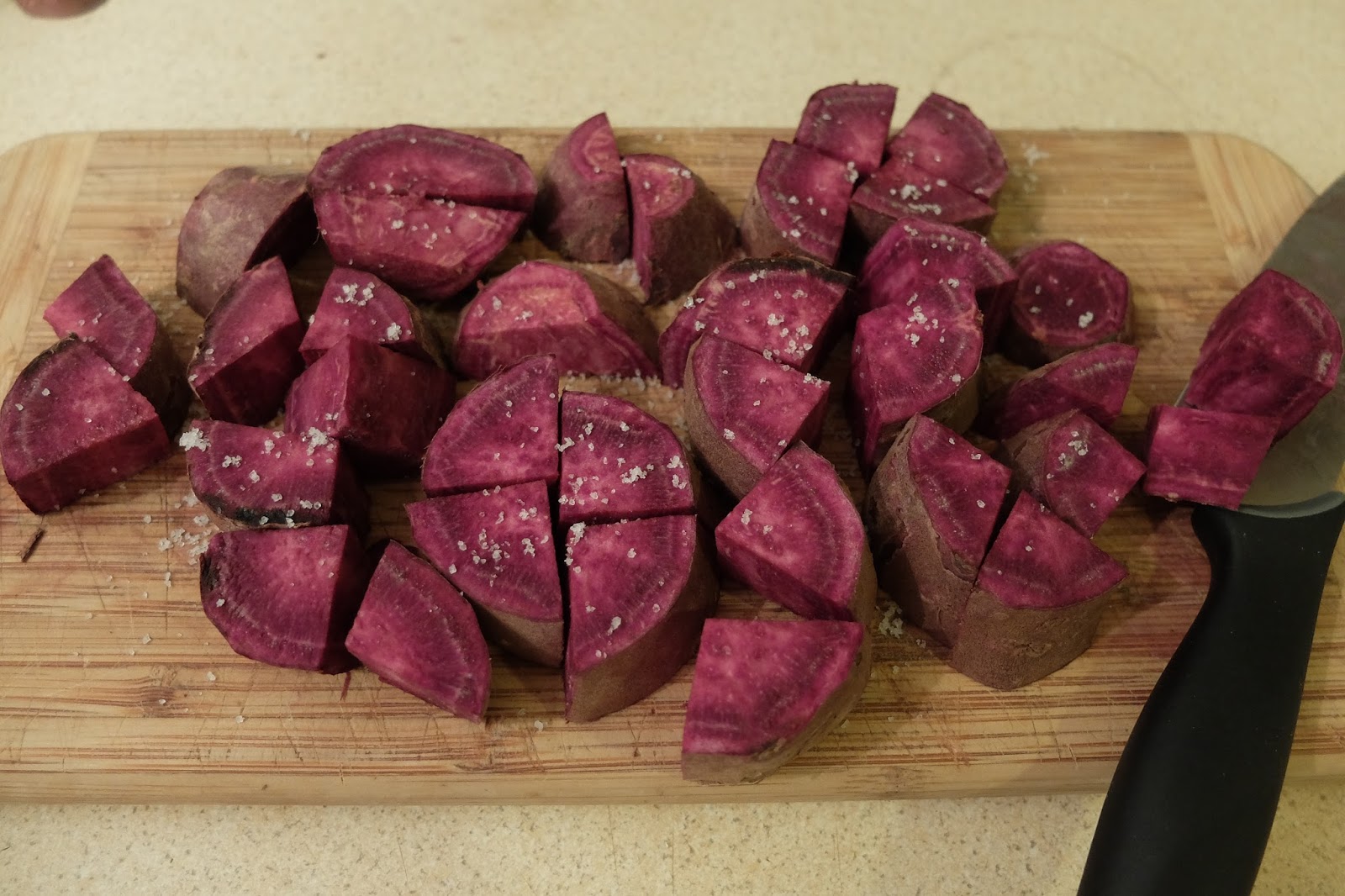 VIDEO: Purple Sweet Potato Soldiers For Dippy Eggs - Raw Rhubarb - Fit ...