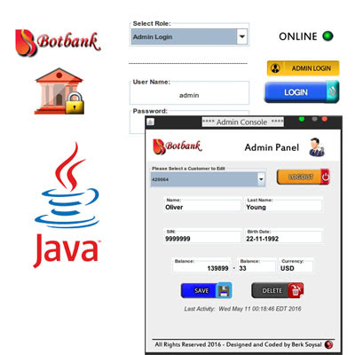Java Database Integration (JDBC) with MySQL and Swing – Bank Login ...