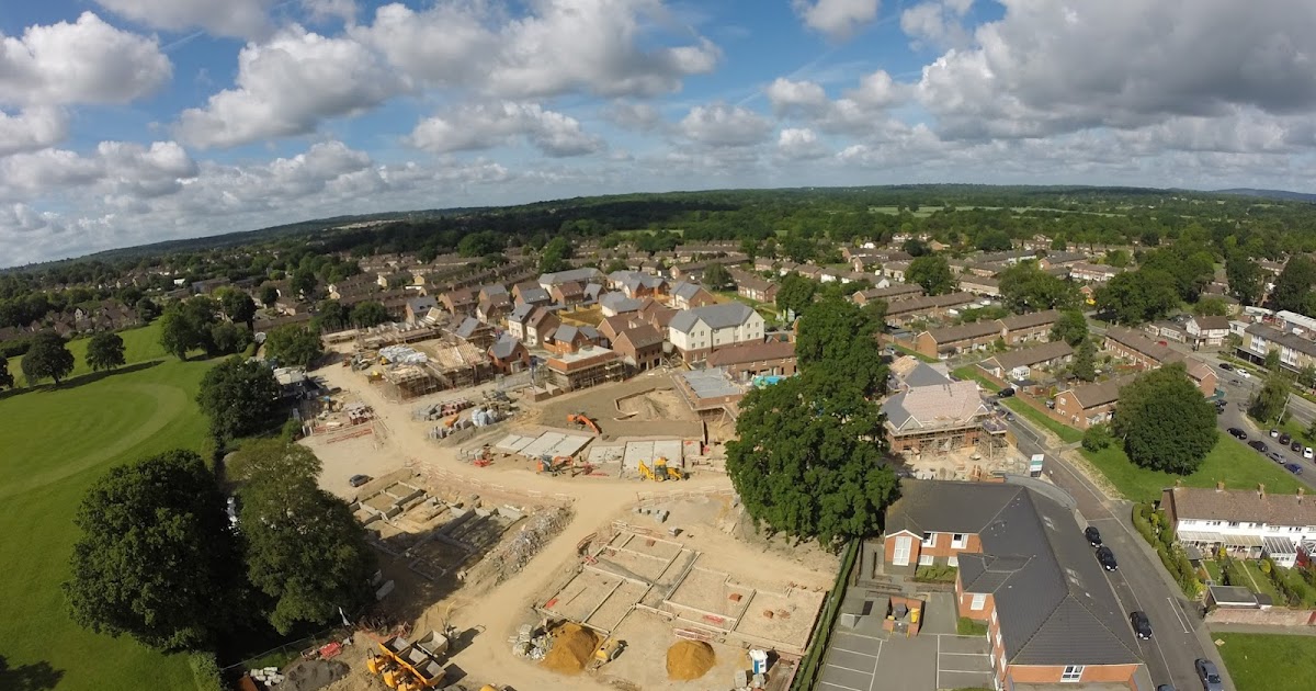 Aerial Britain: TWELVE Photos: Former Ifield Community College site