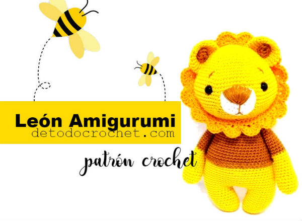 Patrones de León Amigurumi
