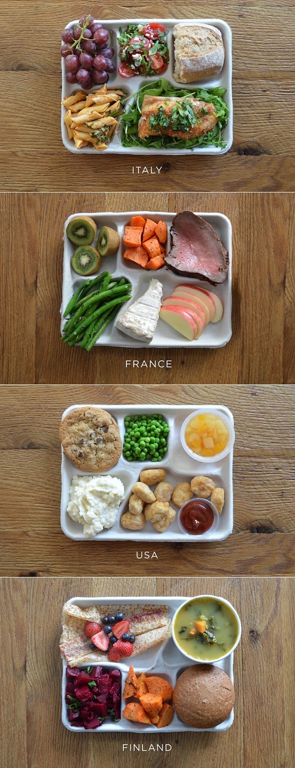 School Lunches Around the World - Lovely Little Things