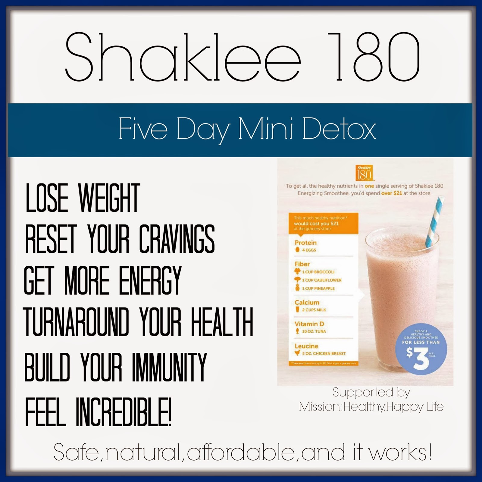 Healthy Life, Happy Life: Five Day Mini Detox | Join Us!