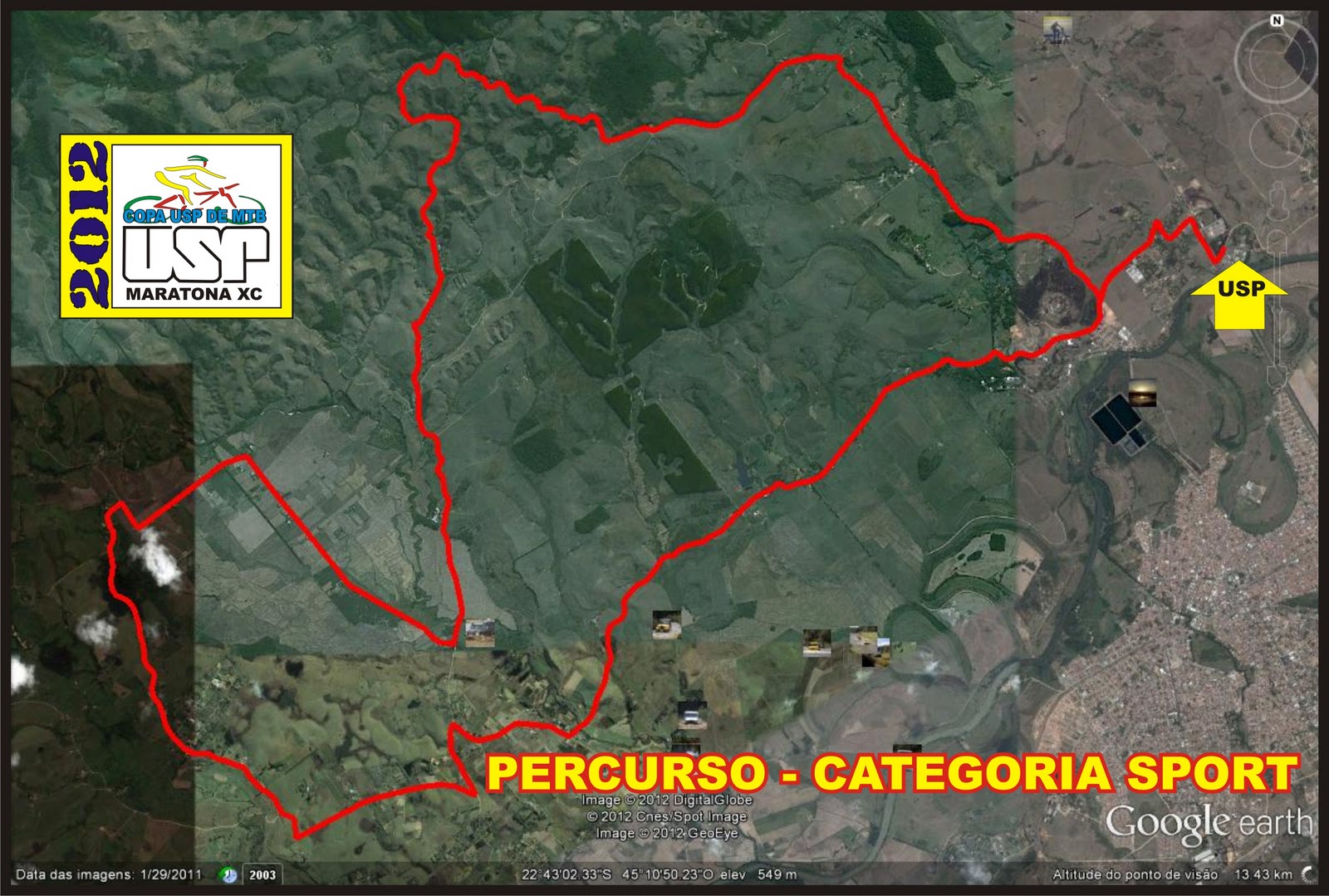 PEDAL ADVENTURE: Mapas de percurso e altimetria Desafio Campus I - Copa ...