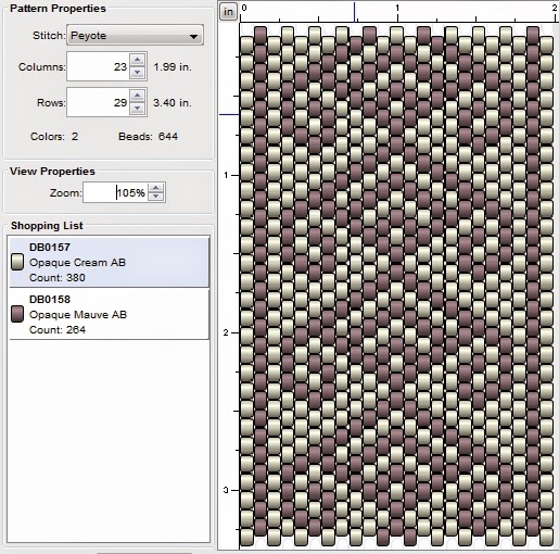 Imaginesque: Beading: Peyote Stitch Pattern 35