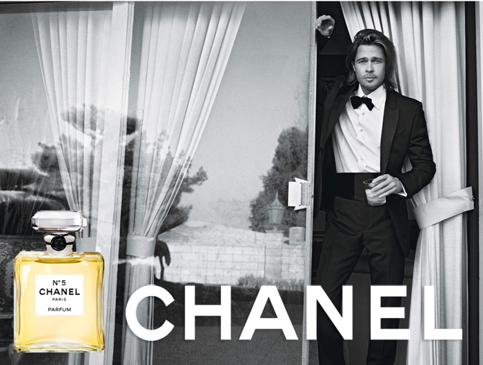 Smartologie: Brad Pitt: Chanel No. 5 Ad Campaign New Video and Images