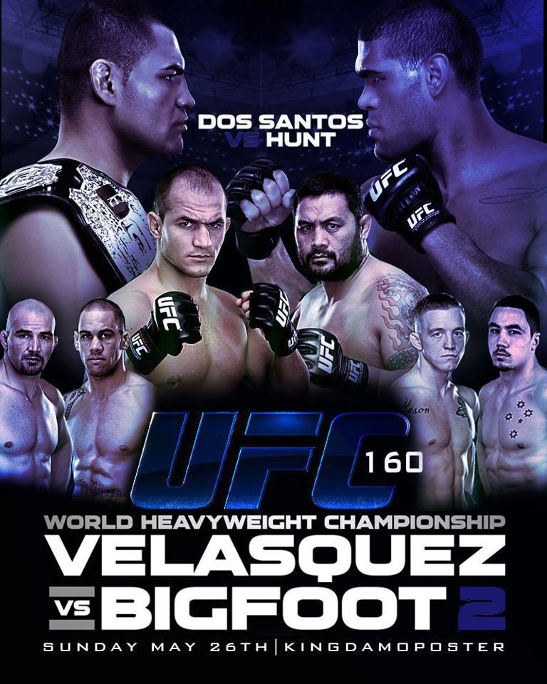Face to Face: UFC 160 - VELASQUEZ vs BIGFOOT 2 UFC BRAZIL | Tudo sobre ...
