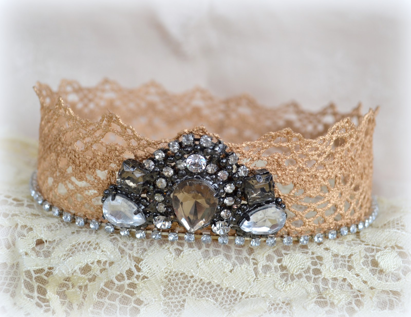 The Easiest & Quickest Way to Make Lace Crowns {Tutorial}