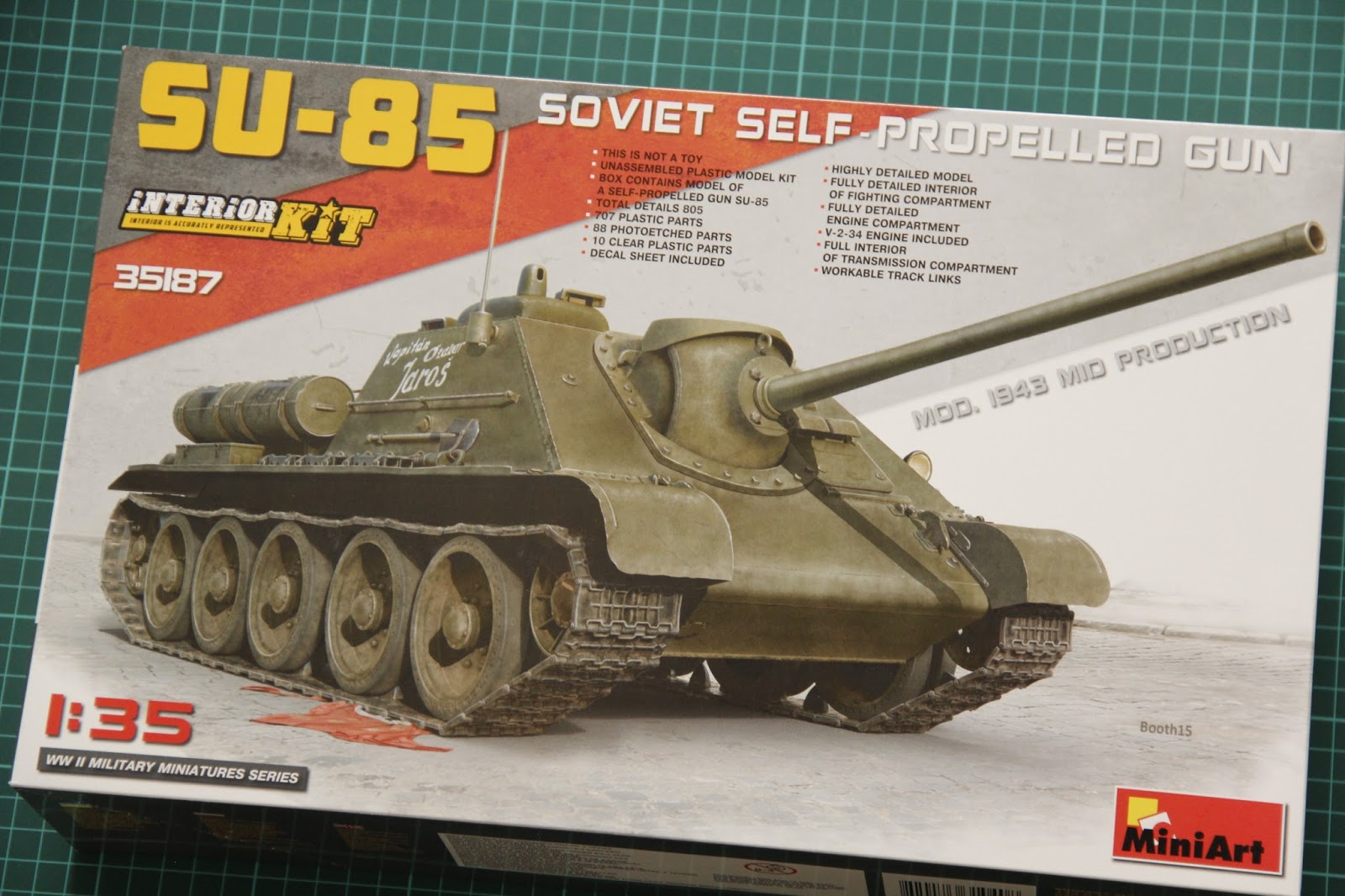 Miniart 1/35 Su-85 Mid Production Interior Kit (35187) - DetailScaleView