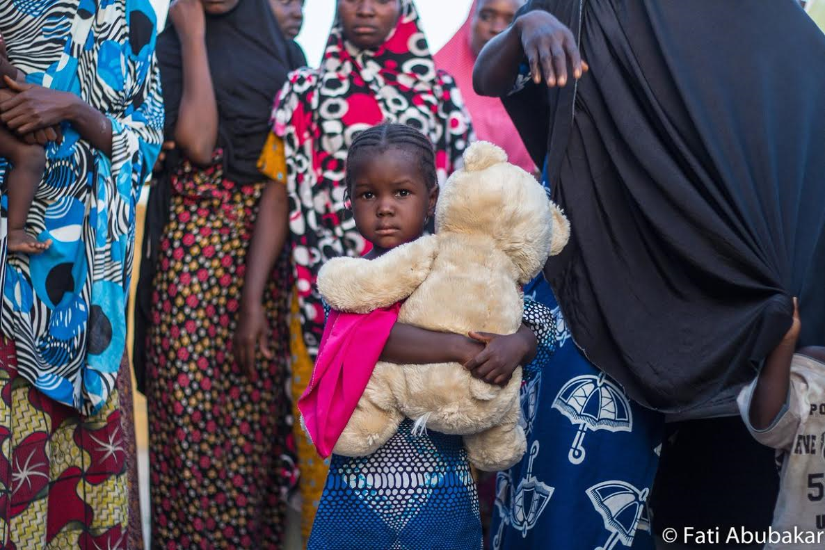 Check out this adorable mini fashion shoot with IDP children in Maiduguri