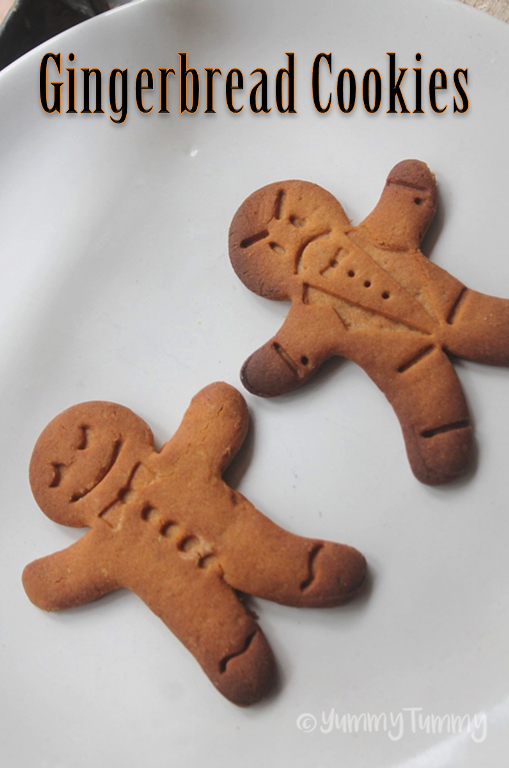 Eggless Gingerbread Cookies Recipe - Gingerbread Man Cookies Recipe ...