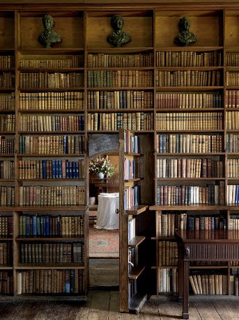 Content in a Cottage: Secret Door in Library