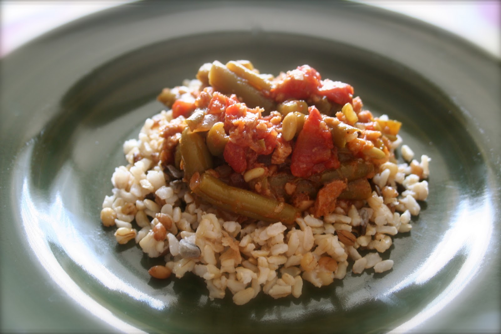 Vegan D'Lites: Ethnic Food of the Day: Lebanese Lubia (لوبيا)