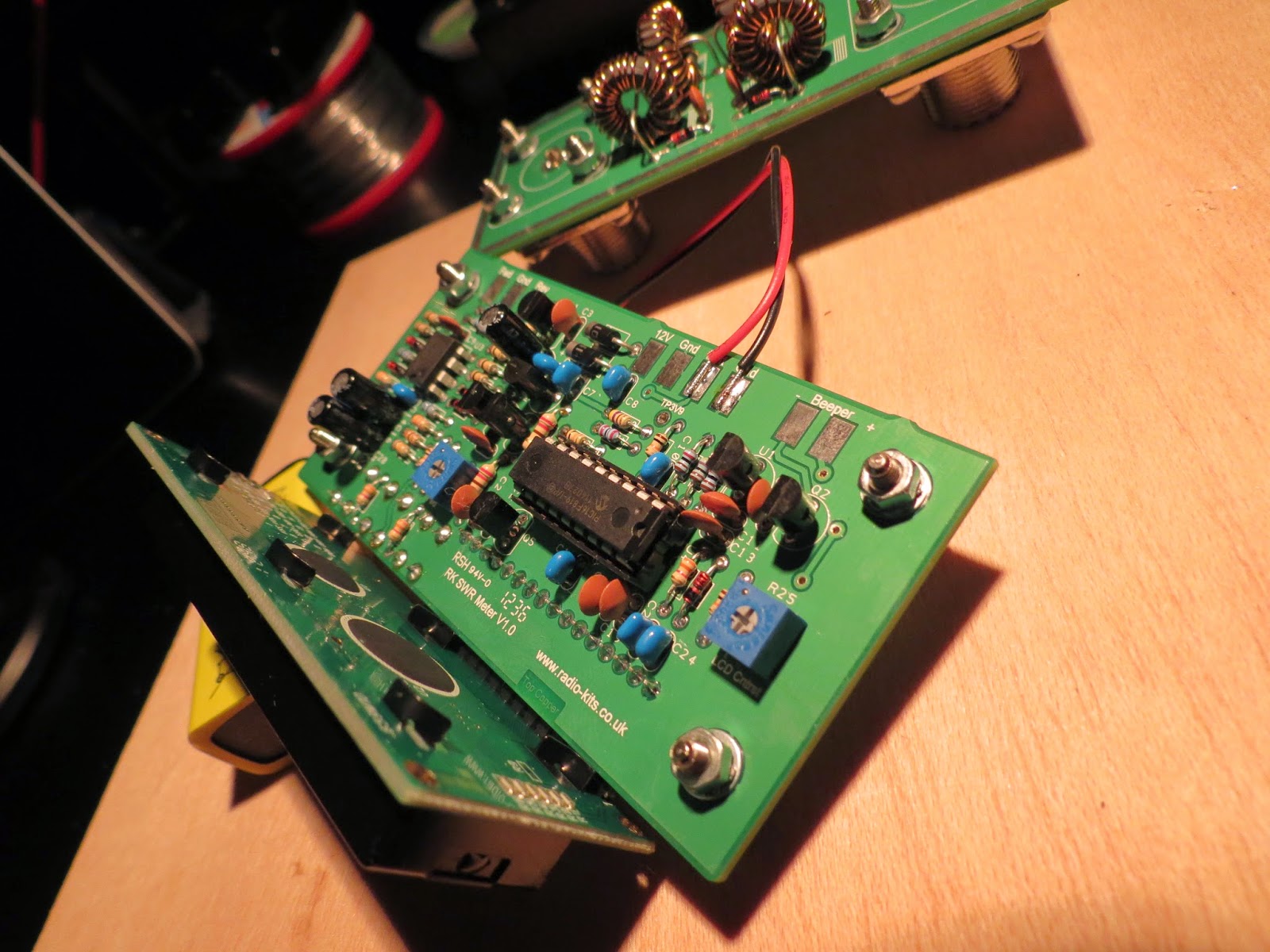 Counting Radios: Radio-Kits - Digital SWR Meter Kit - Build Result
