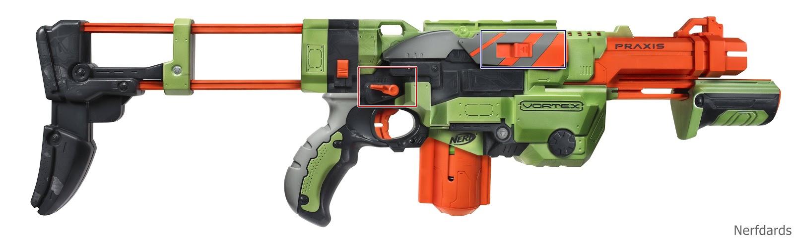 Nerfdards: Review Nerf Vortex Praxis