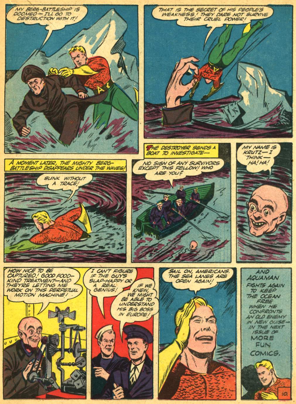 Ominous Octopus Omnibus: Aquaman - MORE FUN COMICS #79