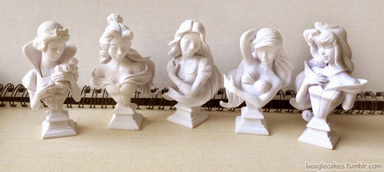 Filmic Light - Snow White Archive: Disney Princess Bust Statue ...