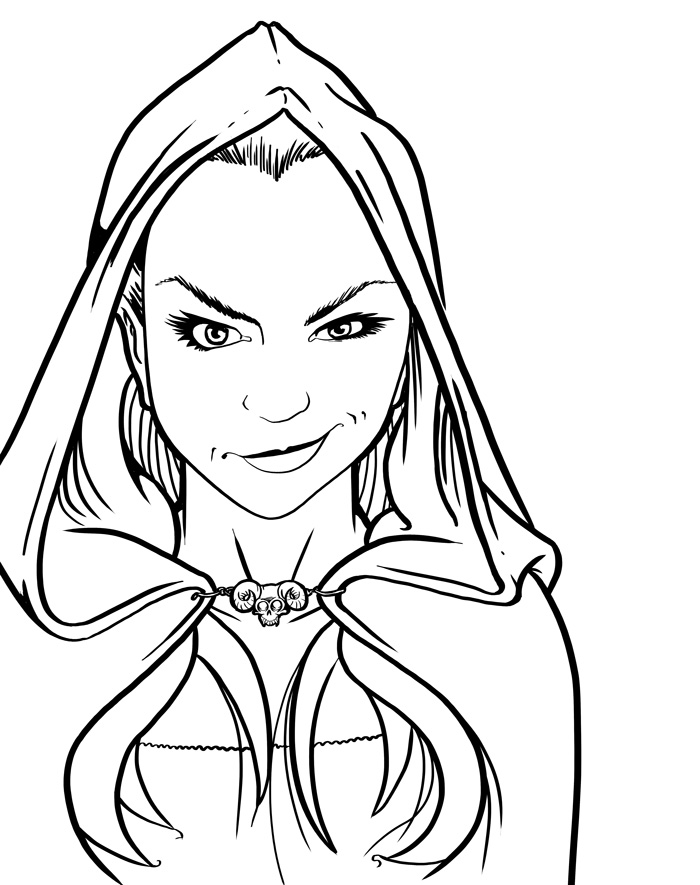 Amy Lee Evanescence: Amy Lee Colouring In Pages