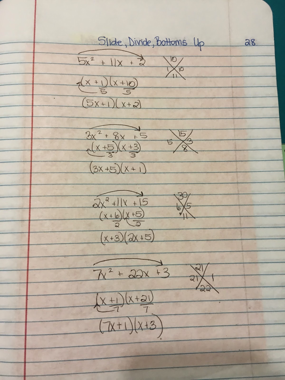 misscalcul8: Algebra 2 Unit 3: Factoring